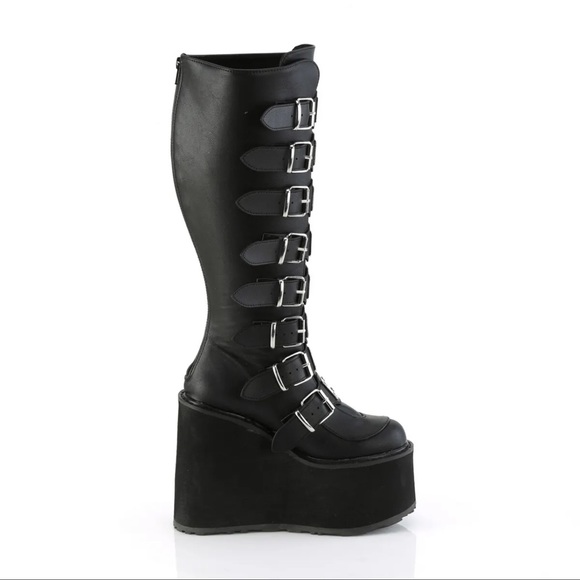 Demonia | Shoes | Demonia Swing 85 Sz 8 Boots Platform Buckle Straps ...